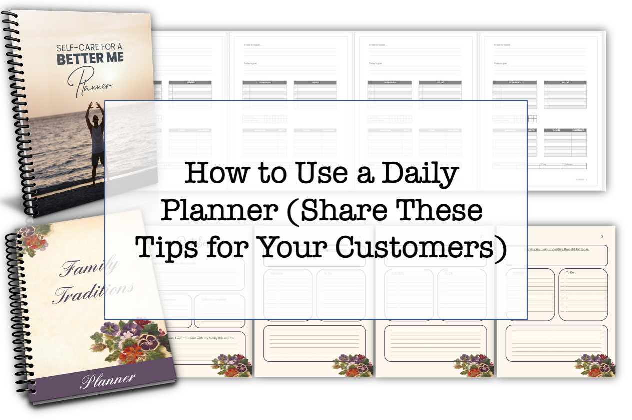  How To Use A Daily Planner Effectively Share These Tips With Your 